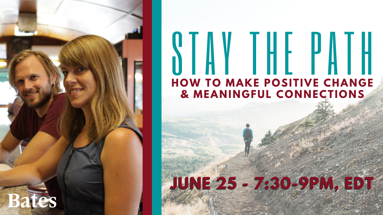 WATCH THE RECORDING! Stay the Path: How to Make Positive Change ...