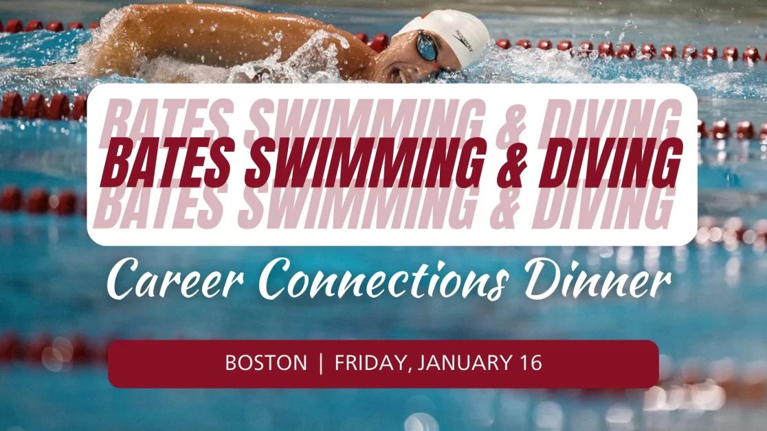 Bates Swimming & Diving Career Connections Dinner | Alumni | Bates College