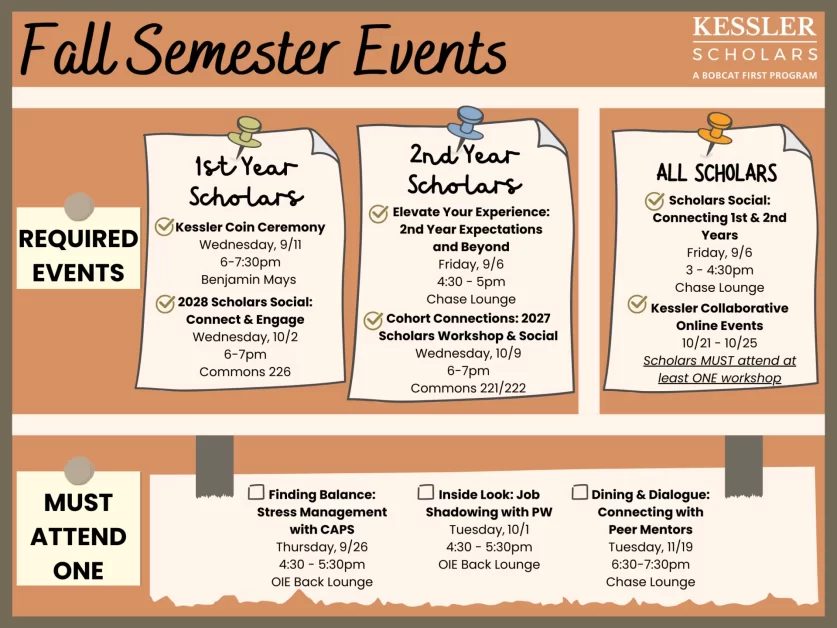 Fall 2024 Program Schedule | Kessler Scholars | Bates College