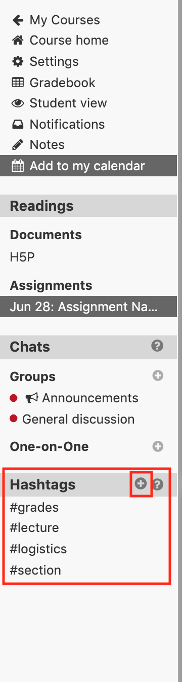 Hashtags (#) with Perusall | Curricular and Research Computing | Bates ...