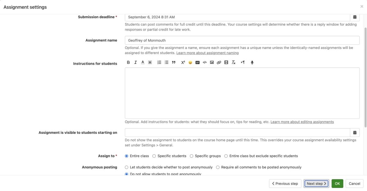A Quick Guide to Perusall 1.3 | Curricular and Research Computing ...