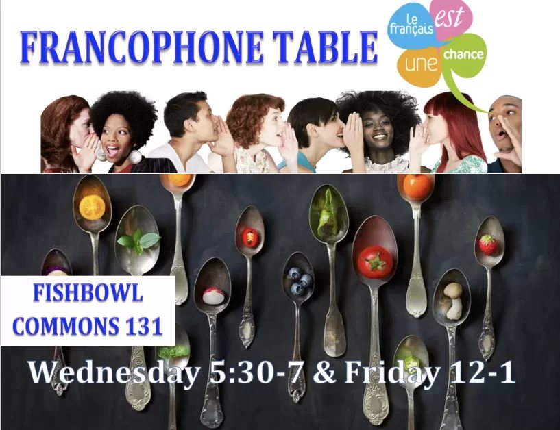 French Language Table | French and Francophone Studies | Bates College