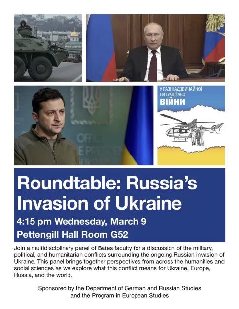 Roundtable: Russia’s Invasion of Ukraine | German and Russian Studies ...