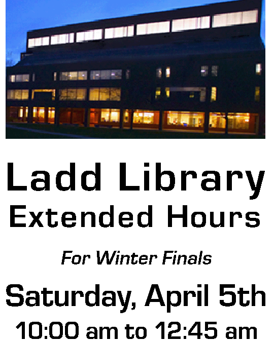 Come study with us | Library | Bates College