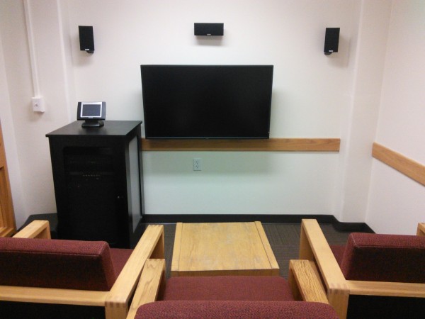 Audio/Video Spaces for Use in Ladd | Library | Bates College