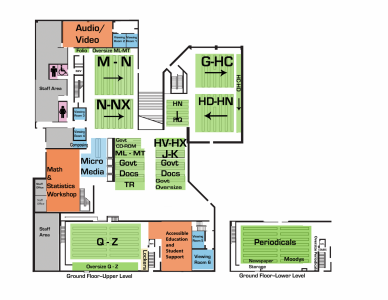 Maps/Floor Plans | Library | Bates College