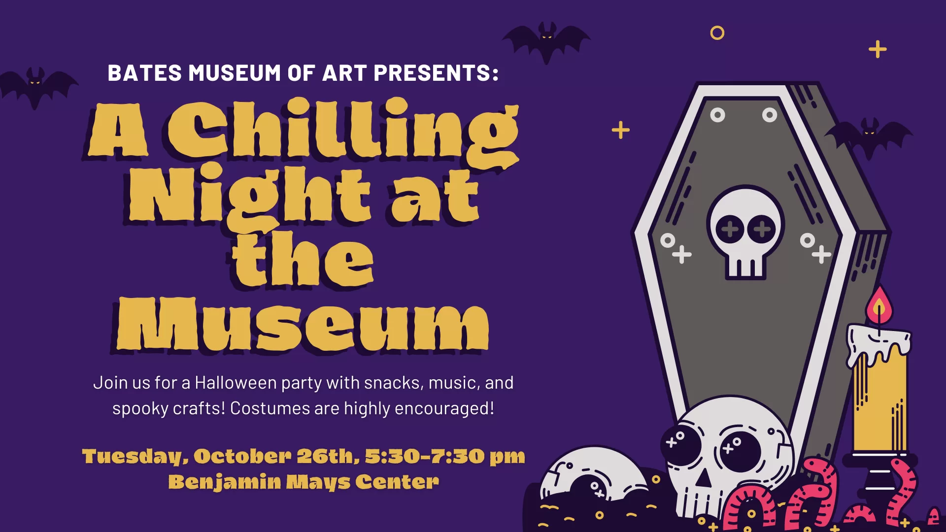 A Chilling Night at the Museum | Museum of Art | Bates College
