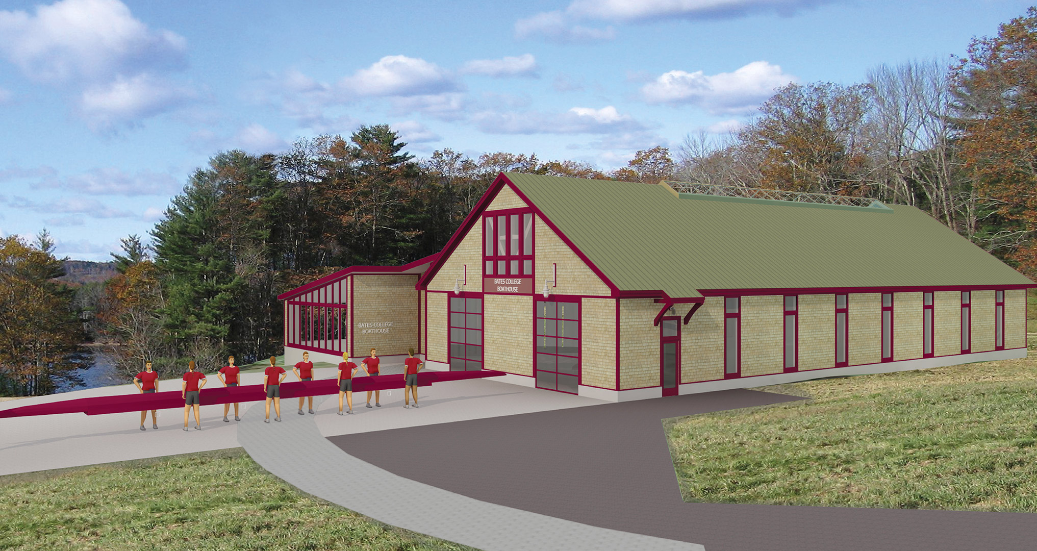 Bates to build new rowing boathouse on the Androscoggin River | News ...