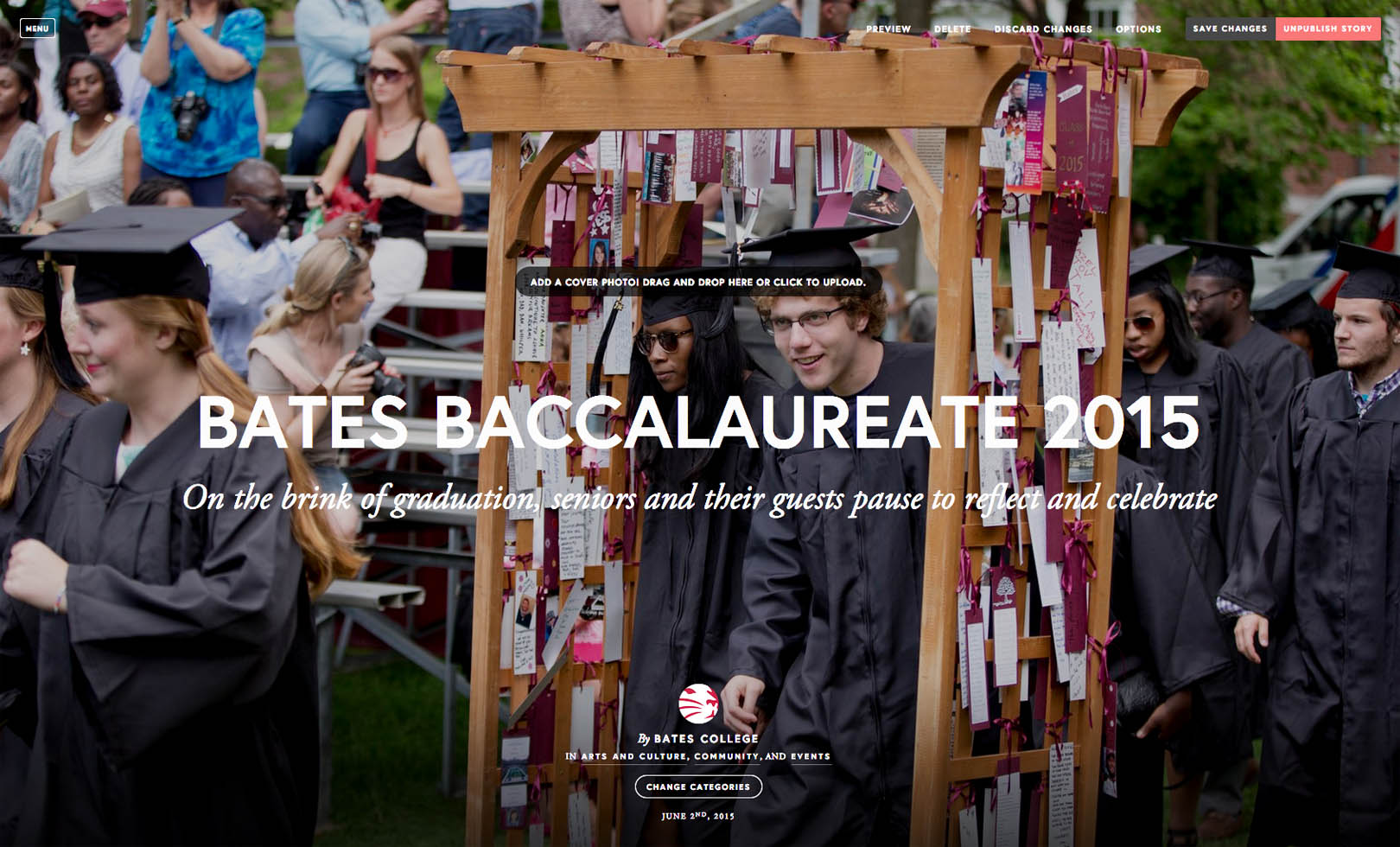 Slideshow: Bates Baccalaureate Service 2015 | News | Bates College