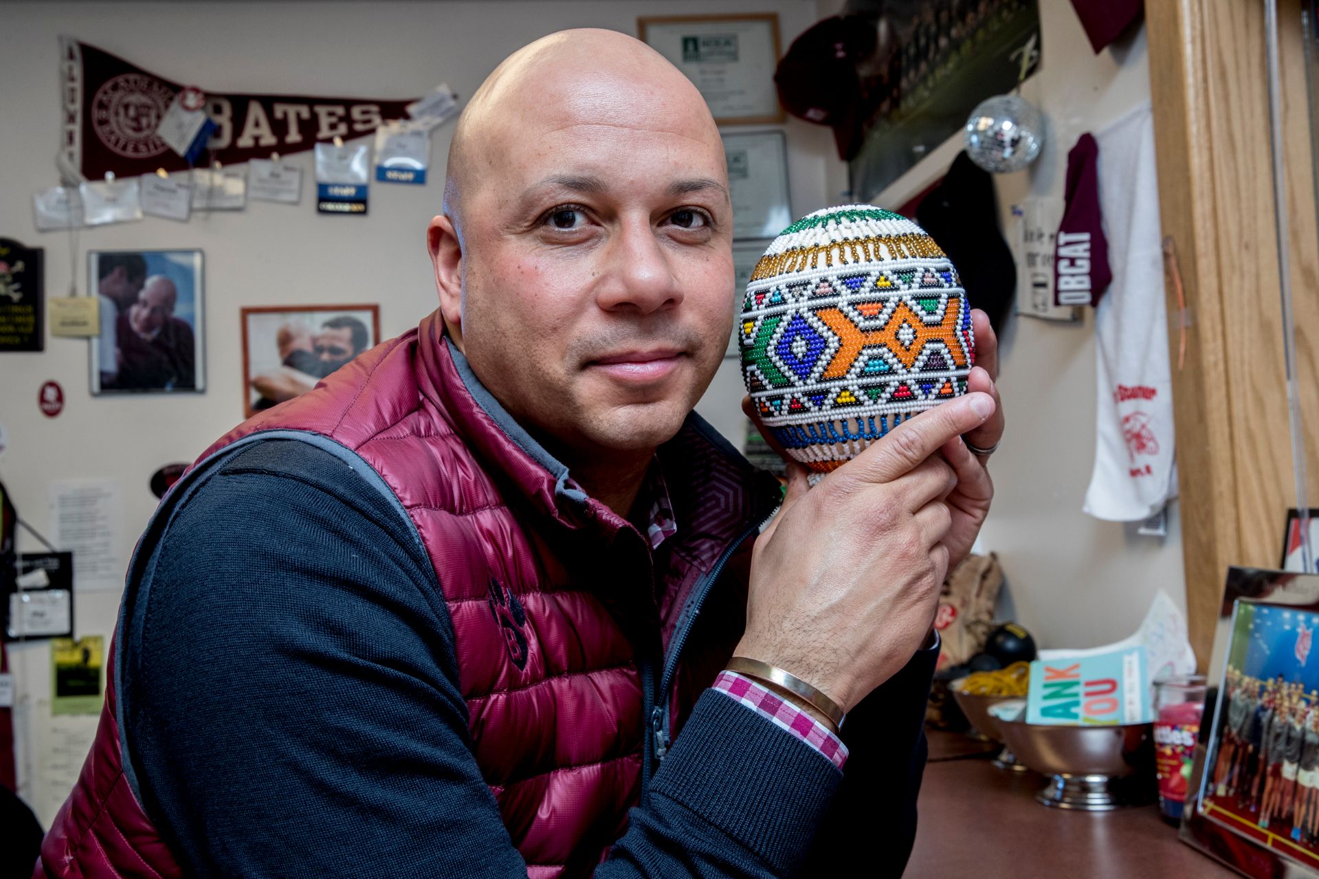 Look What We Found: Pat Cosquer’s ostrich egg | News | Bates College