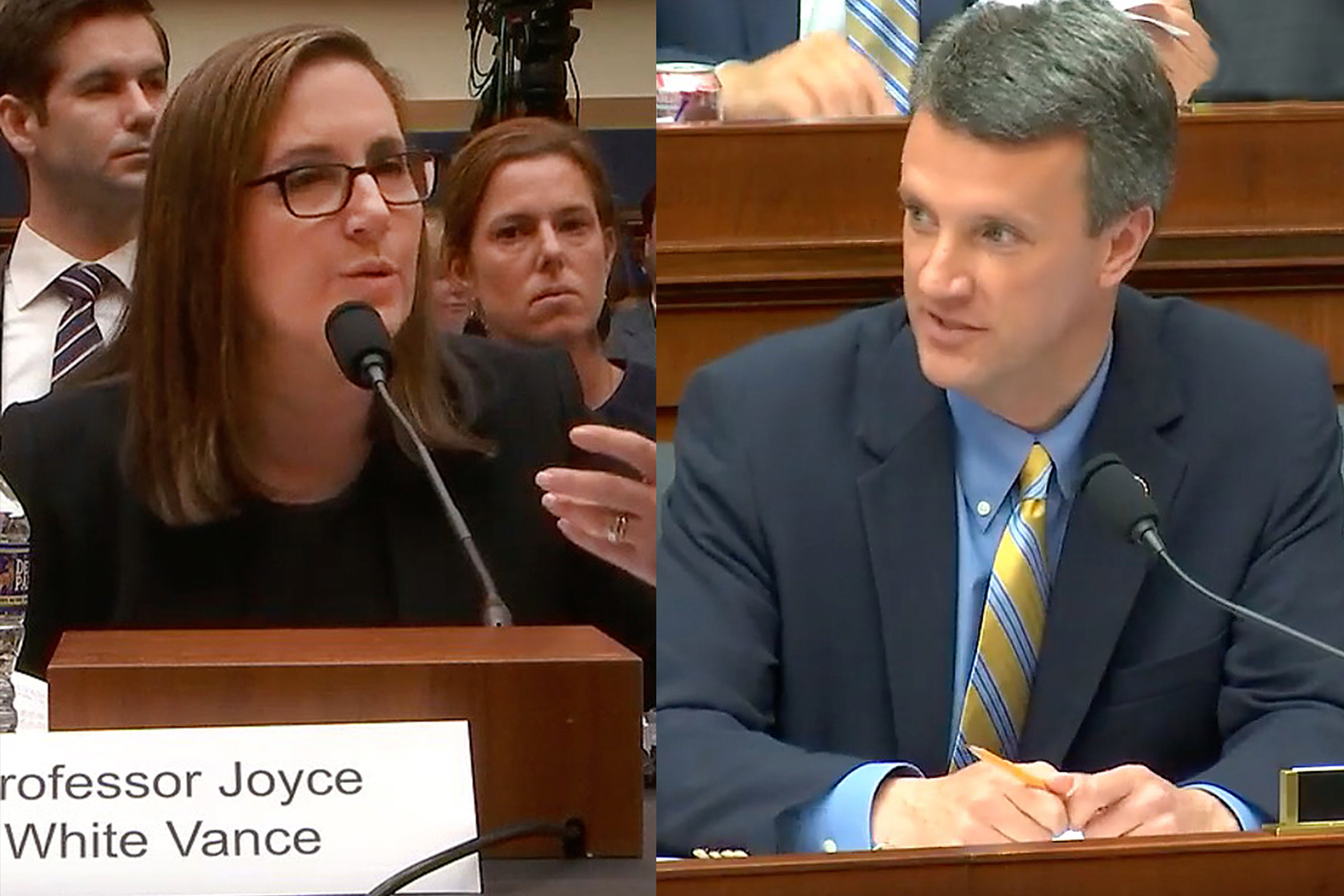 Video: Joyce Vance ’82 vs. Rep. Ben Cline ’94 in House testimony | News ...