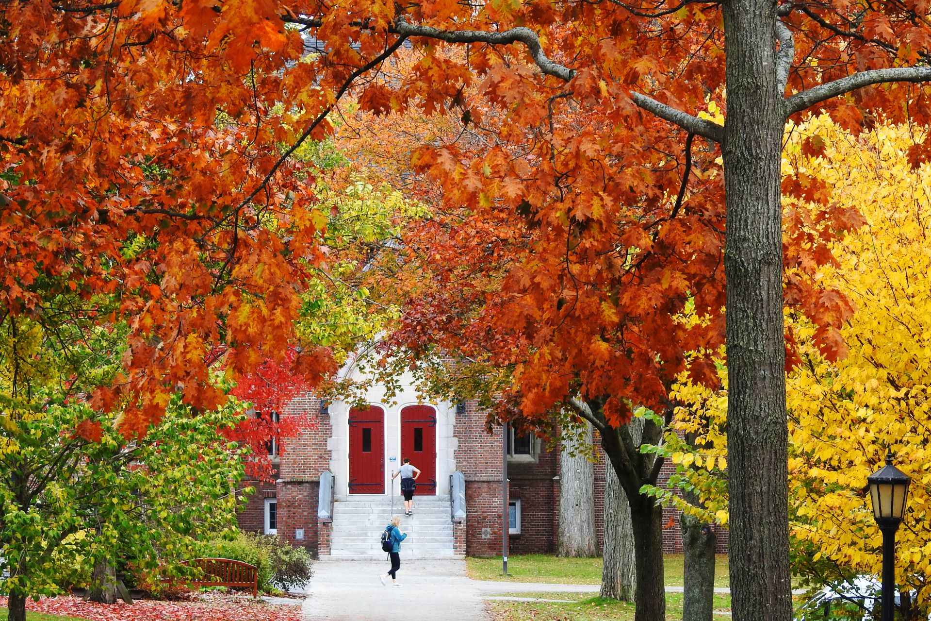 Bates College Campus Winter