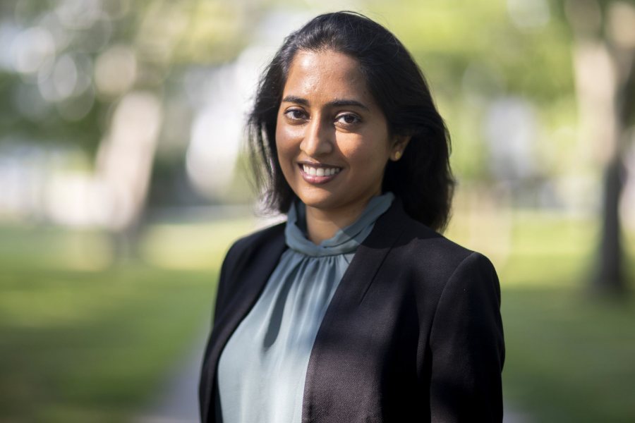 Assistant Professor of Economics Nivedhitha Subramanian photographed on ... Assistant Professor of Economics Nivedhitha Subramanian photographed on ...