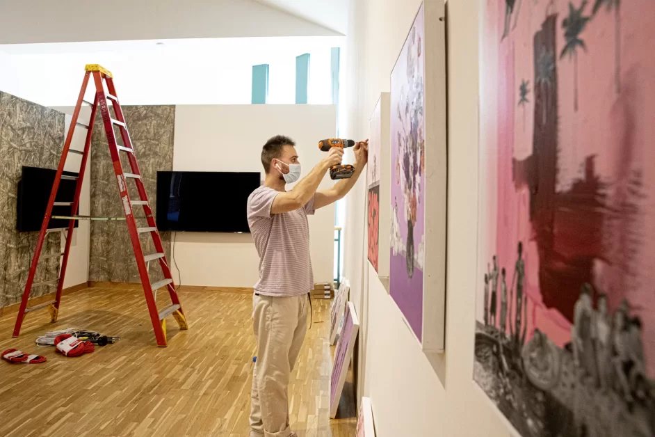 Museum of Art organizes exhibitions of textile installations and works ...