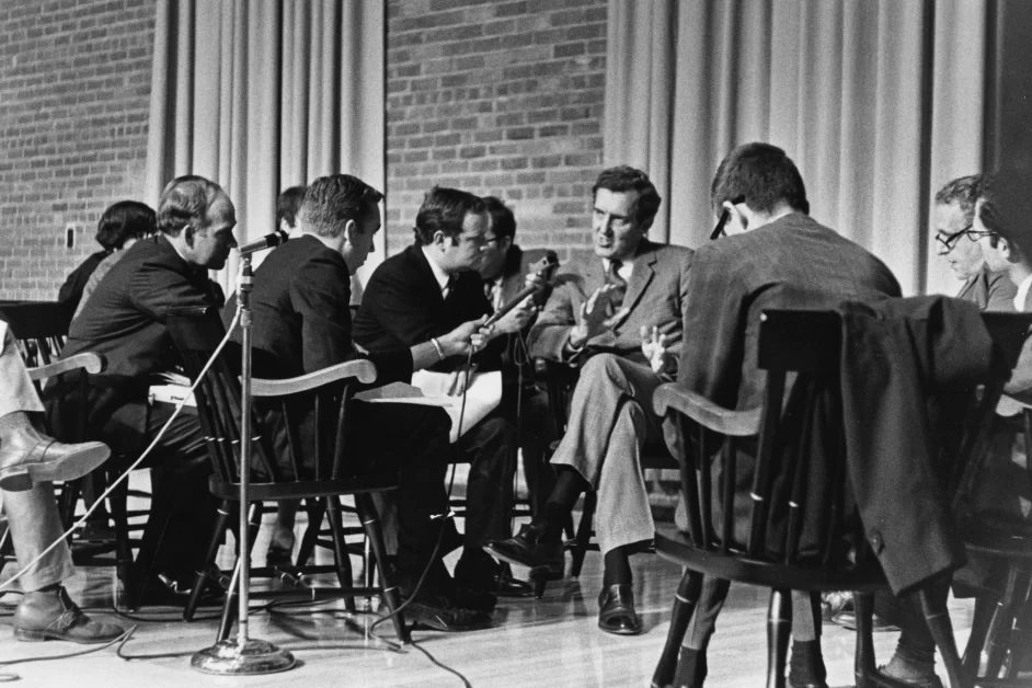 Audio: Hear the powerful voice of Edmund Muskie ’36, who launched the ...