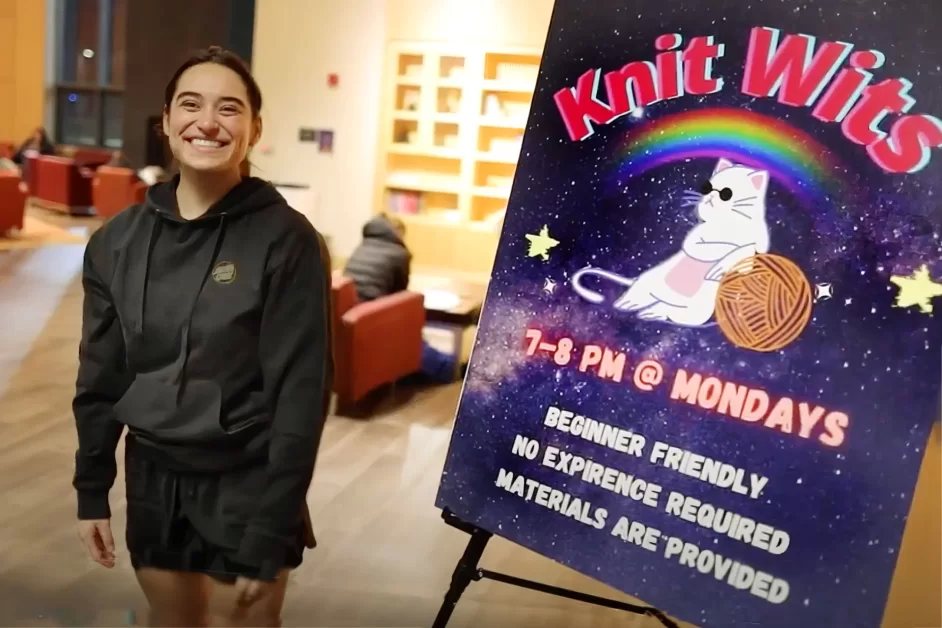 Video: A visit with the Bates knitting club, aka the Knit Wits | News ...