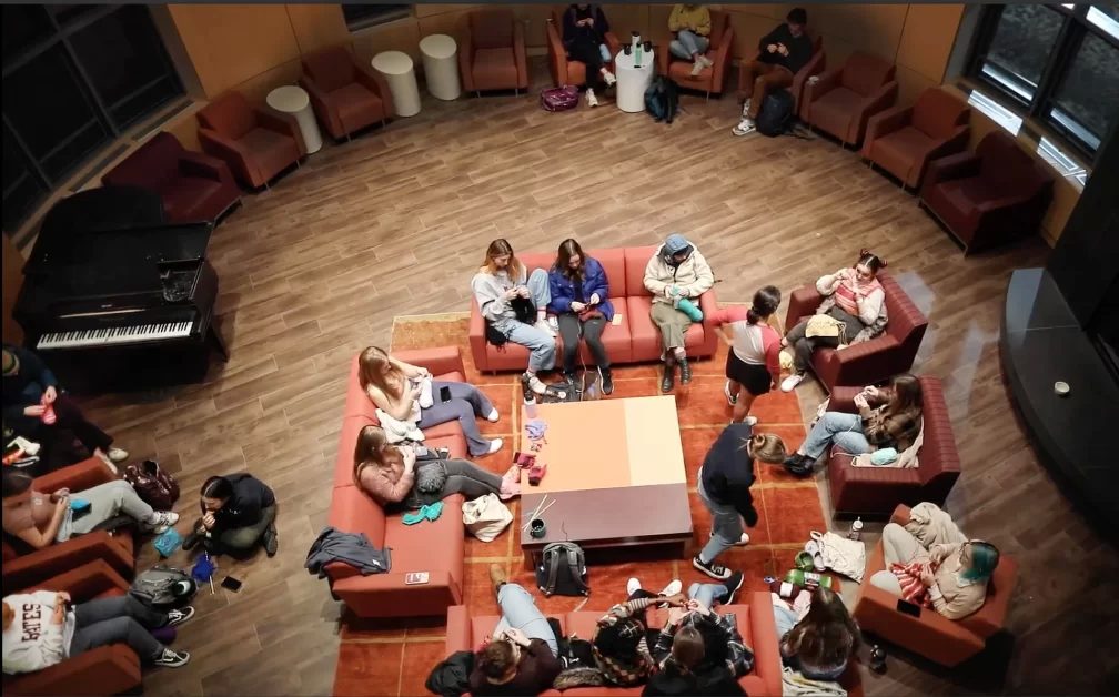 Video: A visit with the Bates knitting club, aka the Knit Wits | News ...