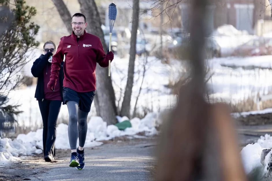 Thanks Guv! Another Bates Winter Carnival torch-lighting in the books ...