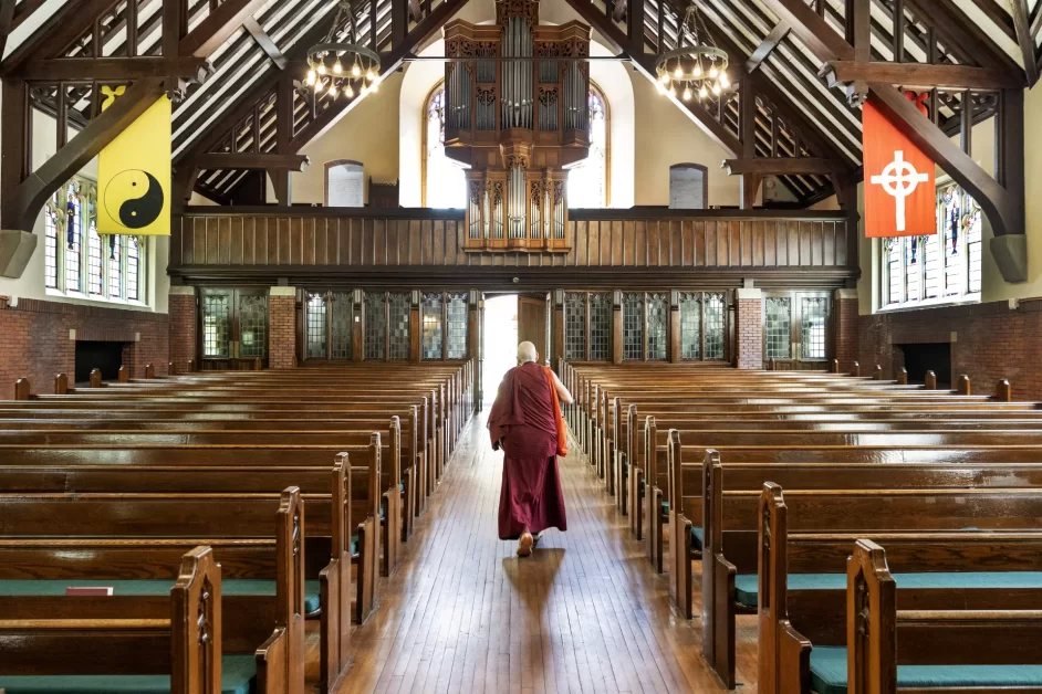 In Gomes Chapel, a Buddhist healing ritual grows, one grain of sand at ...