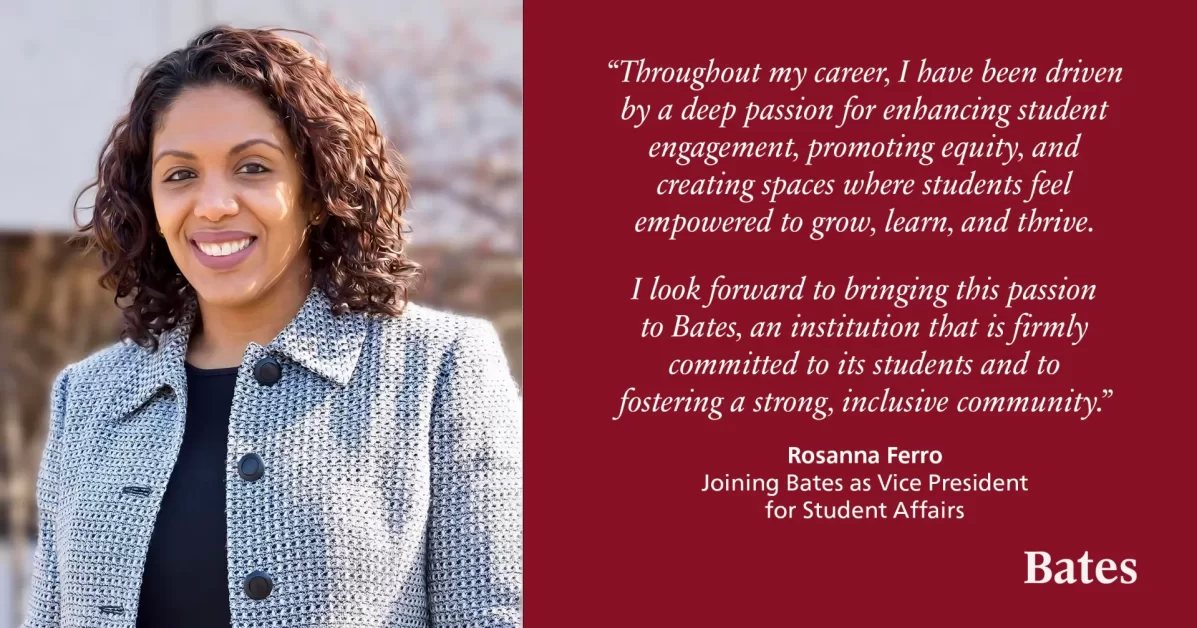 Rosanna Ferro to join Bates College as vice president for student ...