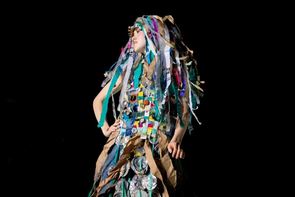 Sew sustainable: Student, faculty designers stun at annual Trashion ...