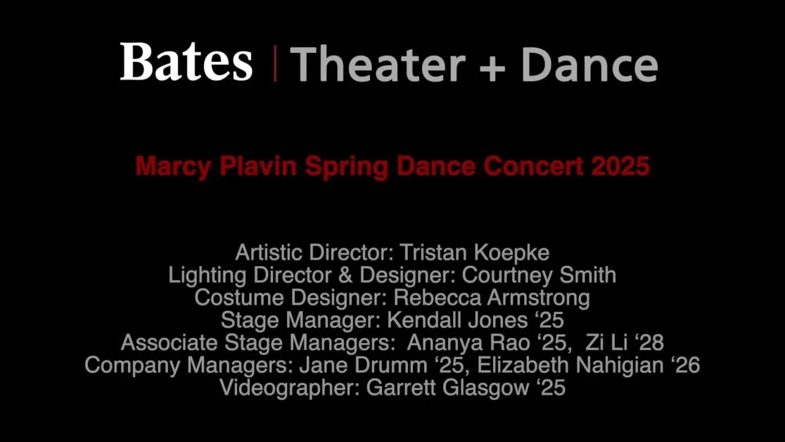 Christina Robson, “Sounding Fray” | Theater and Dance | Bates College