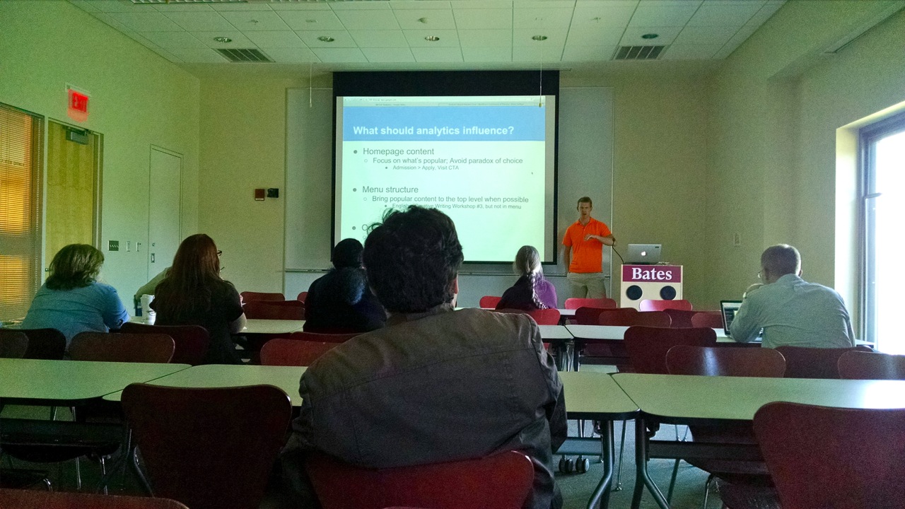 #4 — Analytics | WordPress Community of Practice | Bates College